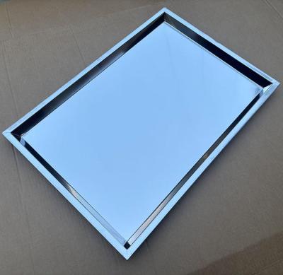 China 600*800 Commercial Aluminium Baking Trays Stackable Aluminium Oven Tray for sale