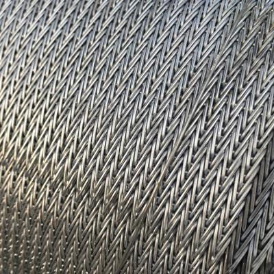 China Compound Balanced Weave Conveyor Belt Wire Conveyor Belt For Furnace Curtains for sale