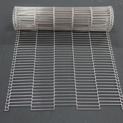 China Food Biscuits Wire Conveyor Belt Metal Mesh Conveyor Belt Bright Silver for sale