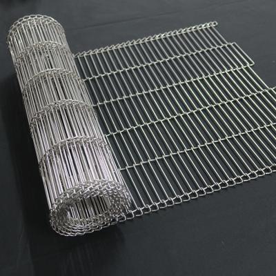 China Stainless Steel Wire Conveyor Belt For Chocolate Bread Wire Mesh Belt for sale