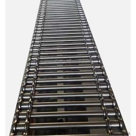 Quality 304 Metal Shaft Rod Ss Chain Link Conveyor Belt For Transport for sale
