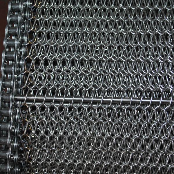 Quality Flat Woven Wire Conveyor Belt / Chain Conveyor Belt 50kg - 500kg Load Capacity for sale