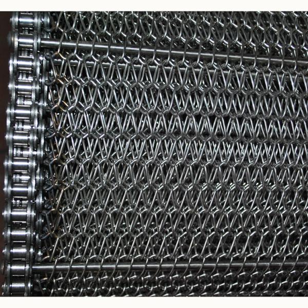 Quality Flat Wire Belt Stainless Steel Wire Spiral Mesh Belt For Food for sale