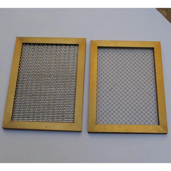 Quality 304 Material 3MM 5MM Hole Mesh Crimped Decorative Metal Mesh Screen Stainless Steel for sale