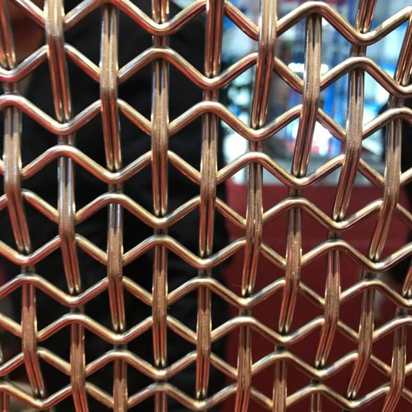 Quality 201 Stainless Steel Spiral Decorative Metal Mesh Curtains Popular Hotel Lobby Partitions for sale