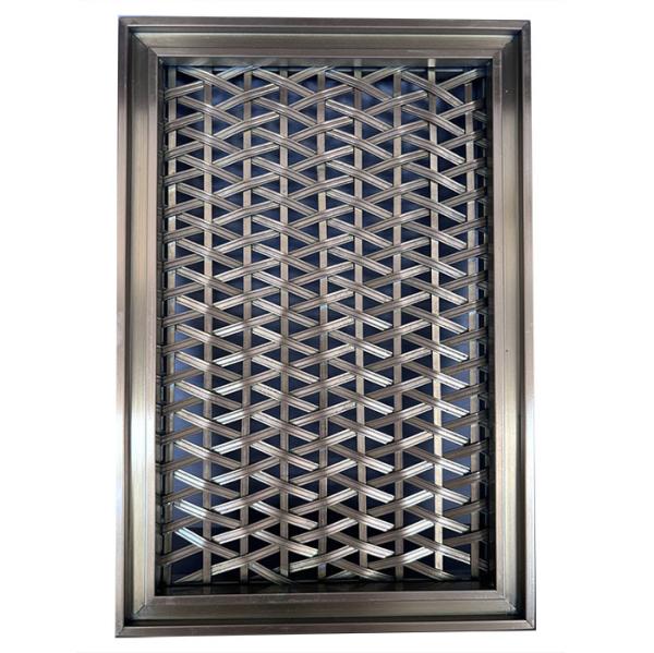 Quality Customized Stainless Steel Decorative Architectural Mesh For Floor Grilles And Cabinet Doors for sale