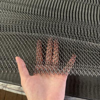 China Decor Stainless Steel Chain Link Mesh Colored Decorative Steel Mesh for sale