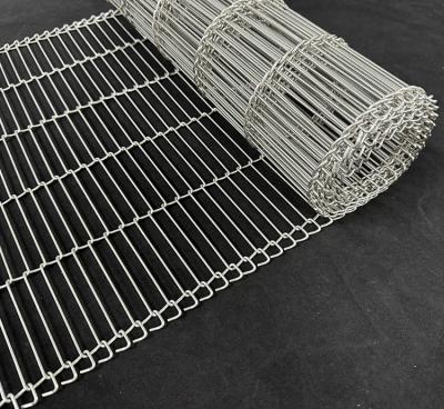 China Food Grade Stainless Steel 201 304 Enrober Wire Conveyor Belt for Chocolate Coating and Food Factory for sale