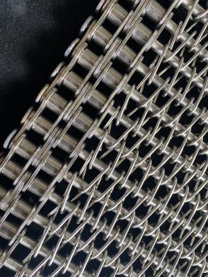 China AISI 304 Sprocket Driven Drying Mesh Belt Conveyor Stainless Steel Wire Belt For Continuous Drying Line for sale