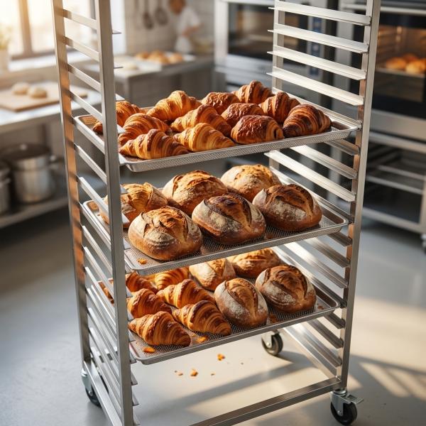 Quality Removable 300kg Bakers Trolly 16 Layers 18 Layers Baking Storage Trolley for sale