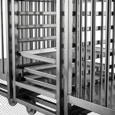 China 400kg Load Bakery Tray Rack Commercial Bakers Rack 430SS 201SS Aluminum for sale