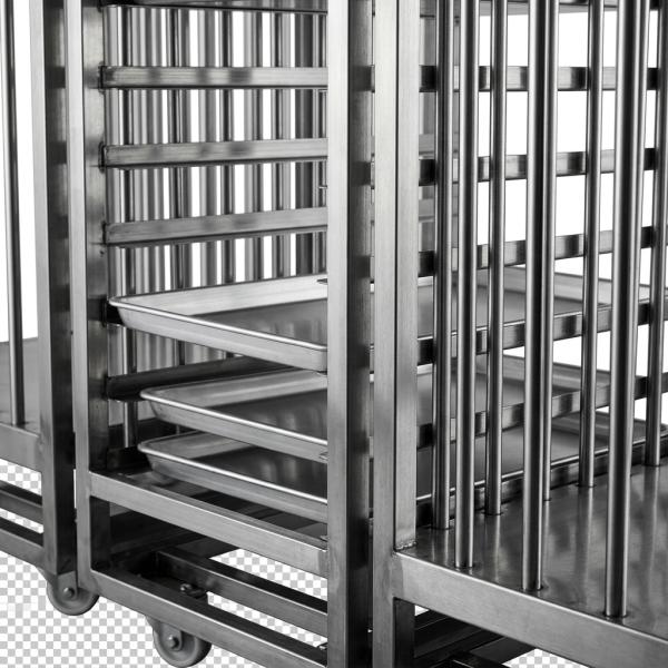 Quality 400kg Load Bakery Tray Rack Commercial Bakers Rack 430SS 201SS Aluminum for sale