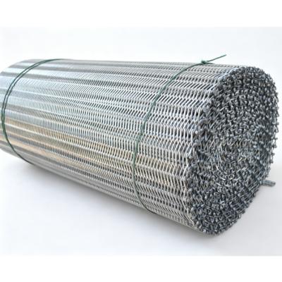 China IQF Freezer Customized Width Wire Conveyor Belt for Frozen Food Line 3mm Rod AISI 304 for sale