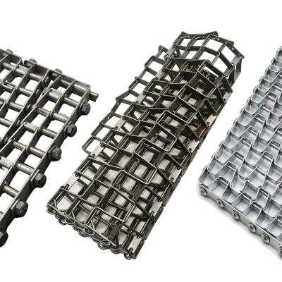 China Horseshoe Hole Metal Mesh Conveyor Belt SS Wire Mesh Conveyor Belt for sale
