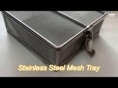 400*600mm 600*800mm ss wire mesh tray medical filter box ss mesh tray