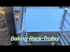 folding baking rack trolley 10-30 layers for hotel restaurant cafe