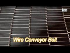 food biscuits wire conveyor belt metal mesh conveyor belt bright silver