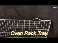 600*400mm baking pan mesh barbecue pizza cooking mesh silver
