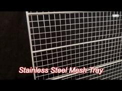 304 316 316l stainless steel mesh tray for dehydration plain weave