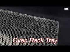 punching mesh oven tray 1mm 1.5mm wire diameter mesh pizza tray