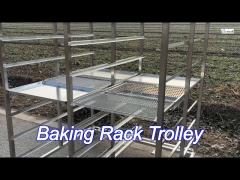20 layers bakery trolley with trays for drying fruits vegetables
