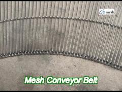 food grade chocolate enrobing mesh conveyor belt ladder conveyor belt