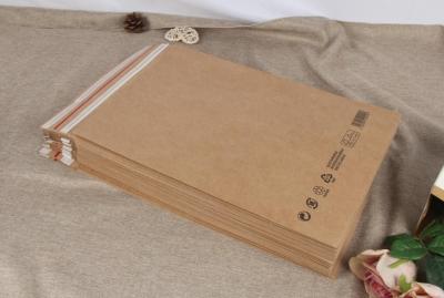 China Sharp Bottomed Kraft Paper Mailing Envelopes Embossed Paper Sustainable Mailing Bags for sale