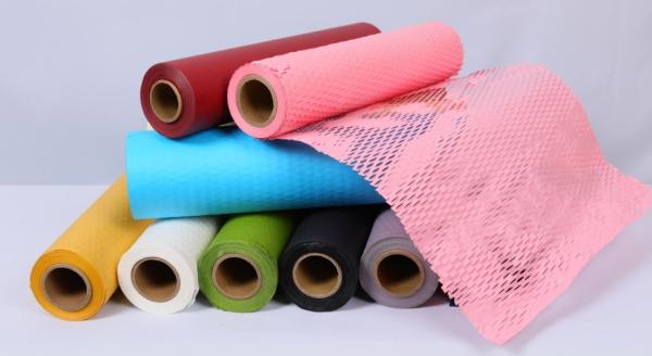 Quality 80G Kraft Paper Honeycomb Paper Roll / Sheet 600m Max Winding Length for sale