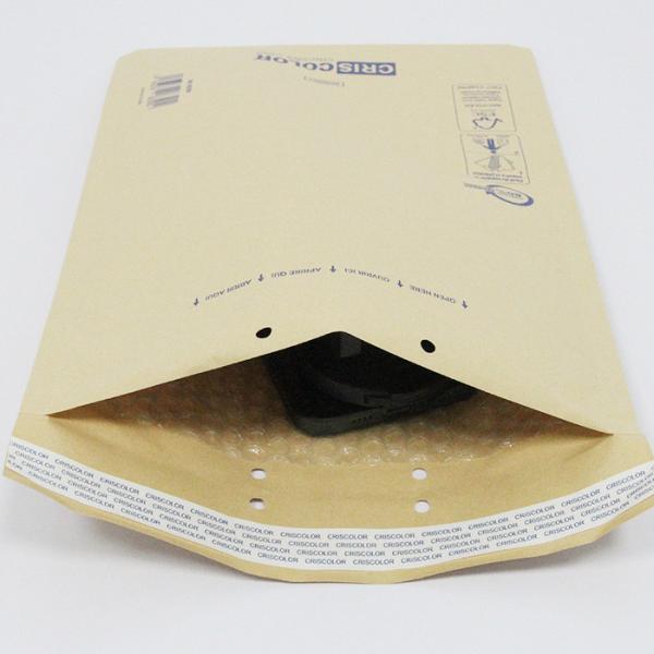 Quality Compact 6x9 In Kraft Paper Bubble Bags Biodegradable Paper Bag Protector For Jewelry for sale