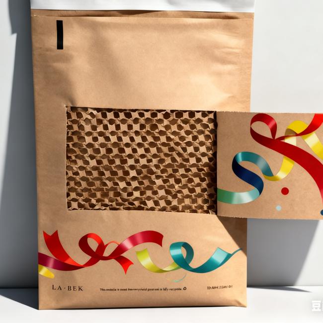 Honeycomb paper envelope product example showing packaging structure