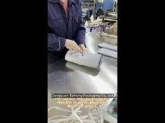tear resistant and waterproof plastic bubble mailer with customizable printing