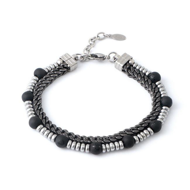 New Stainless Steel Gallstone Fashion Bracelet for Men