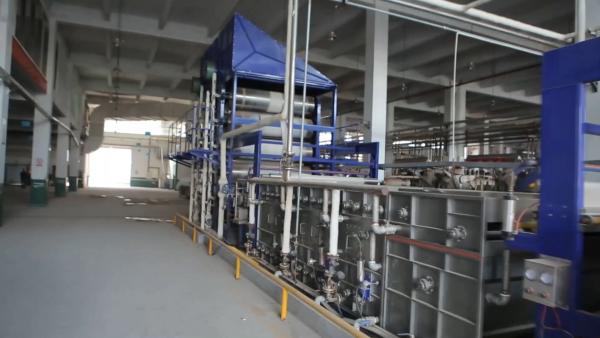 Máquina de sanforización automática de acero inoxidable para la fibra química