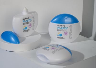 Cina Il cosmetico di plastica della protezione solare di forma del cerchio imbottiglia la stampa di seta 50ml in vendita