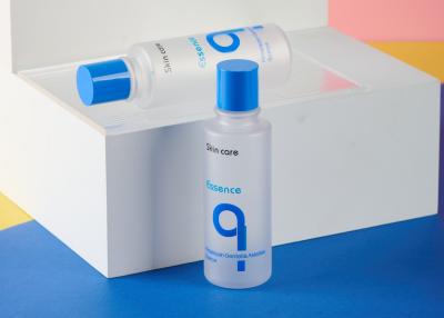 Cina l'HDPE 80ml ha glassato l'acqua di lavaggio del toner di plastica della bottiglia del cappuccio blu in vendita
