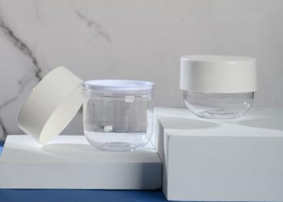China Body Scrub 200ml 250ml PP Plastic Cosmetic Jars With Disc Spoon for sale
