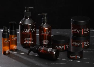 Cina Amber Empty Cosmetic Bottle Group per la maschera 100ml 500ml del siero dello sciampo in vendita