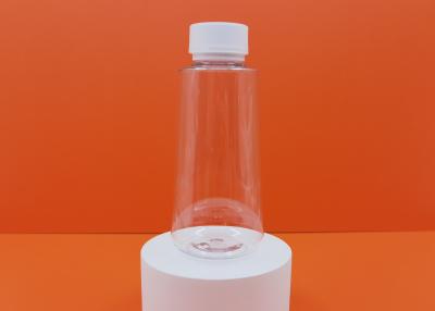 Cina Pelle cosmetica di plastica trasparente delle bottiglie più fresca con il cappuccio bianco 200ml 350ml in vendita