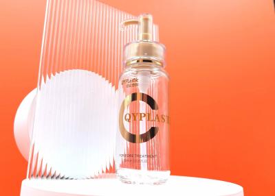 Cina Il cosmetico di plastica dell'idratante di modo imbottiglia la pompa acrilica di timbratura calda dell'oro 100ml 150ml in vendita