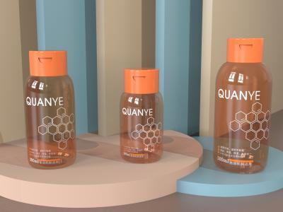 中国 斜めの肩の形のプラスチック シャンプーのびんのパーソナル ケアの容器300ml 400ml 販売のため