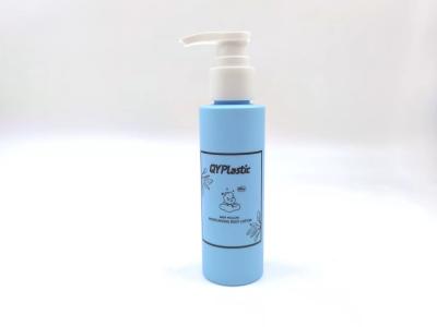 China 100ml Matted Silkscreen Printing PET Plastic Bottle Conditioner With PP Pump for sale
