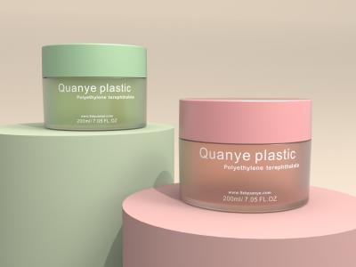 컬러풀 실린더 자트 매트 인쇄 디자인 ABS 캡 플라스틱 재료 100ml