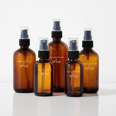 중국 미용품 을 위한 둥근 앰버 화장품 병 을 스타일 로 보관 하고 배포 한다 판매용