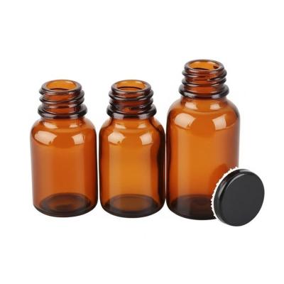 중국 복합 스크루 캡 앰버 화장품 병 판매용
