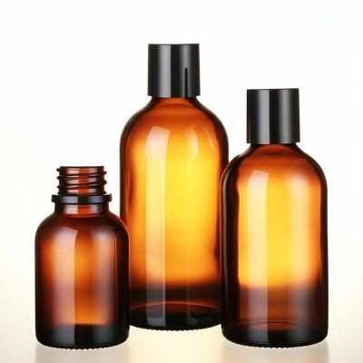 중국 원형 앰버 화장품 병: 최고급 화장품을 위한 최고의 포장 솔루션 판매용