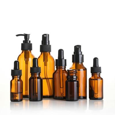 China Amber Cosmetic Bottles The Ultimate Solution for Storing and Dispensing Cosmetic Products for sale