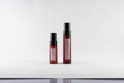 Chine Bouteilles cosmétiques ambres de couleur multi avec la préparation de surface de estampillage chaude à vendre