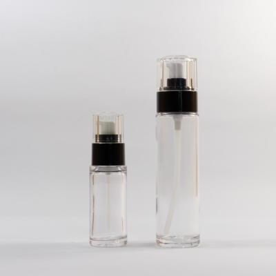 Cina bottiglie vuote dell'ANIMALE DOMESTICO della parete spessa di 30ml 60ml 100ml per i cosmetici in vendita