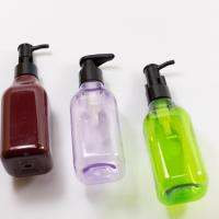 China 200ml 260ml Square PET Empty Lotion Bottles with Pump for Screen Printing for sale