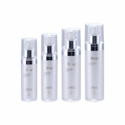 Cina il cosmetico di plastica doppio di 60ml 120ml imbottiglia Matte White in vendita